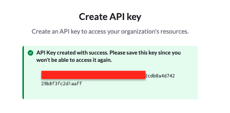 Creating Management API Key – SingleStore Support