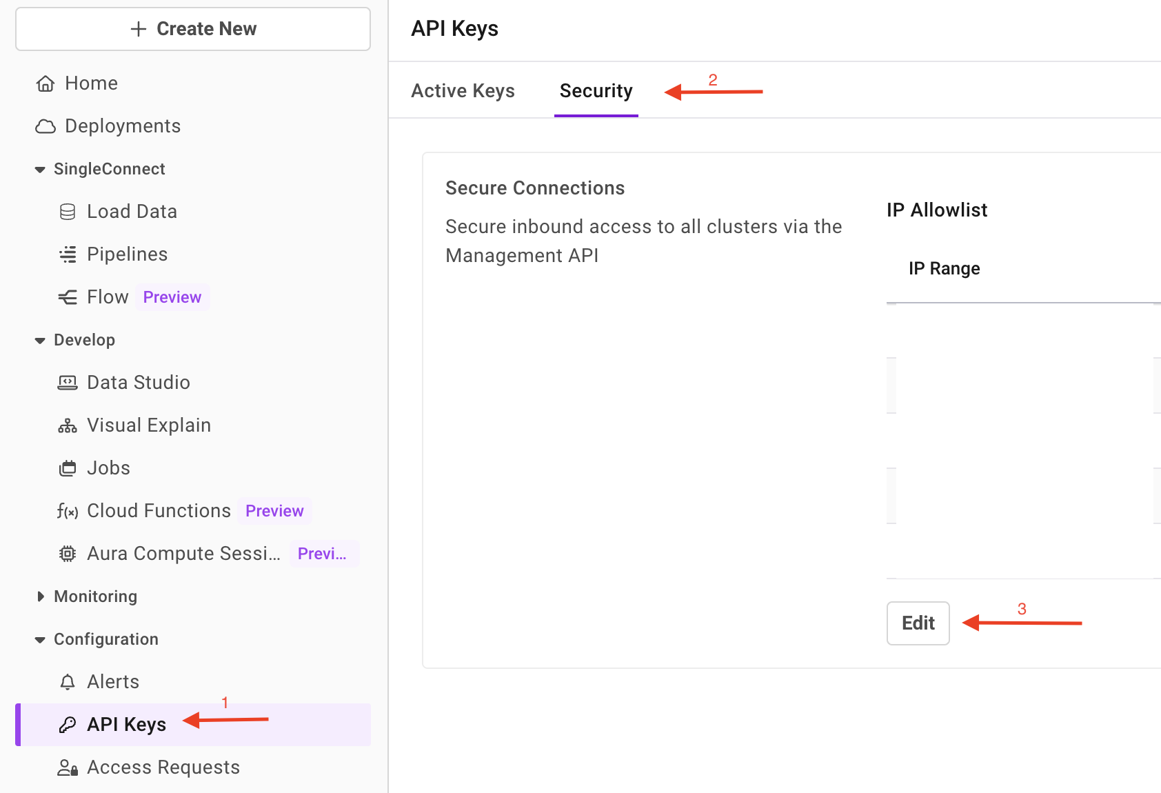 Resolving the Firewall Allowlist Error for the Helios Management API – SingleStore Support